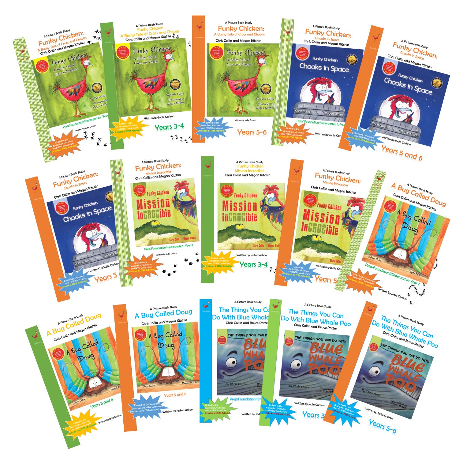 School Bundle - 15 Lesson Plans - Funkybooks